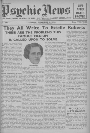 60,000 People Clamour to Hear Estelle Roberts - Estelle Roberts